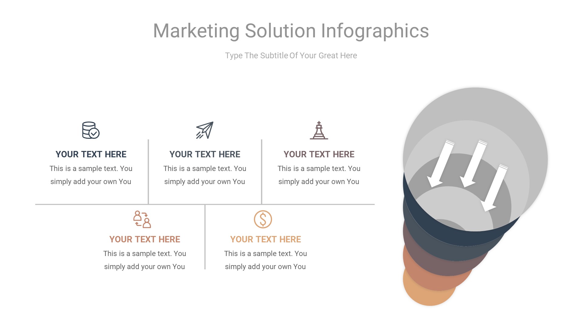 Marketing Solution Infographics Presentation Template by SOOZ_ART | GraphicRiver